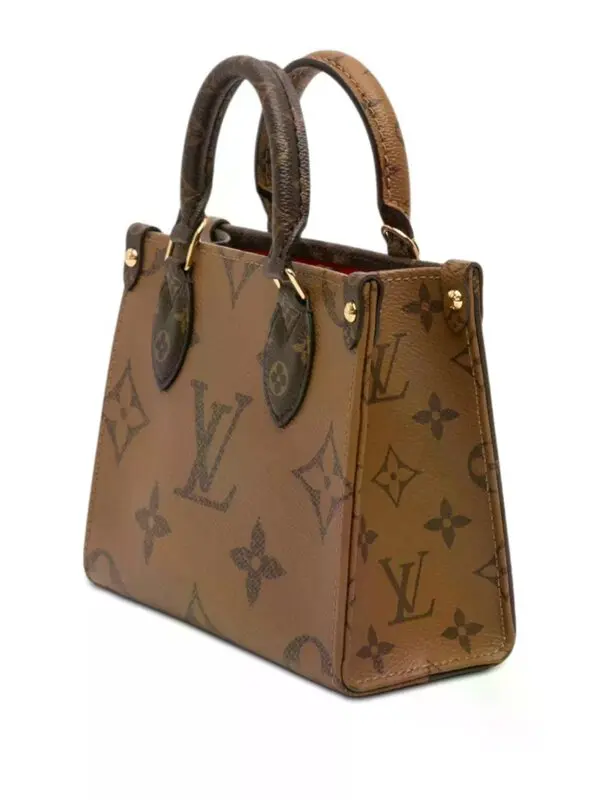 LOUIS VUITTON Onthego Bb Satchel Monogram Reverse