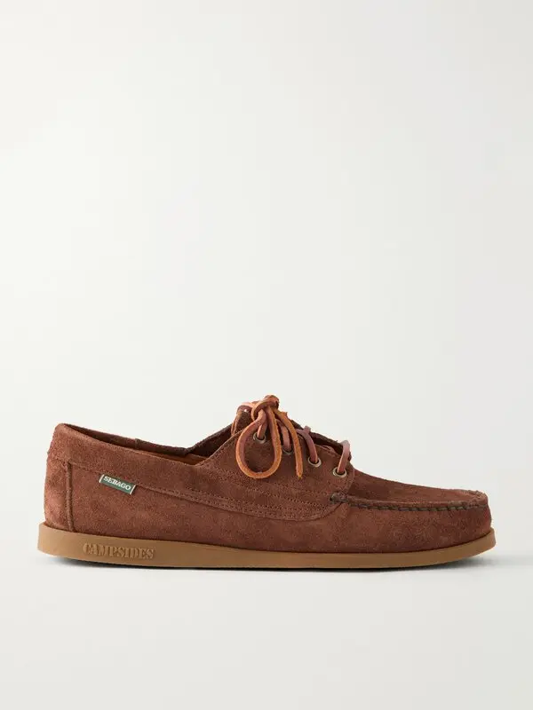 SEBAGO Askook Suede Boat Shoes - Brown