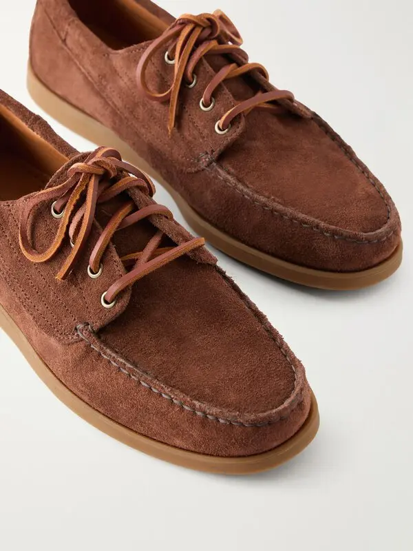 SEBAGO Askook Suede Boat Shoes - Brown