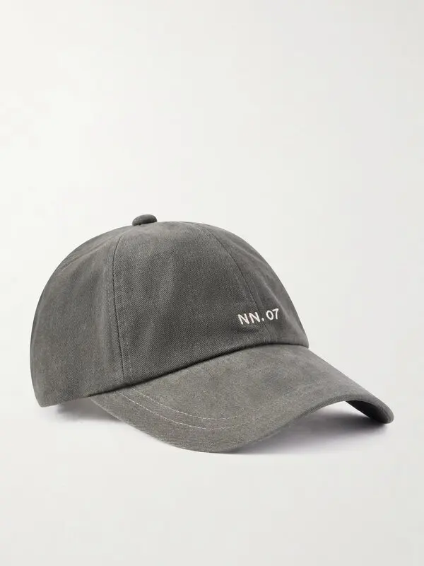 Nn07 Logo-embroidered Cotton-twill Baseball Cap - Green