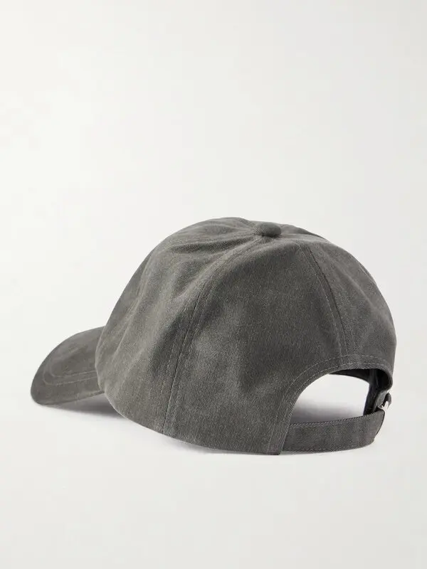 Nn07 Logo-embroidered Cotton-twill Baseball Cap - Green
