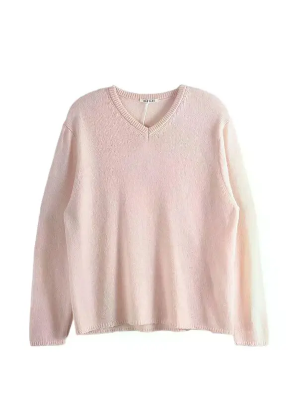 Auralee V-neck Cashmere Sweater