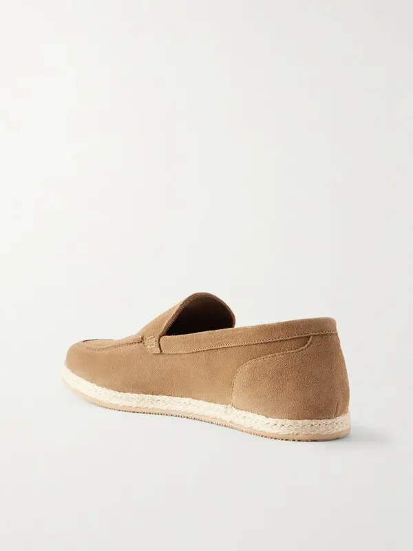 Mr P. Suede Espadrilles - Neutrals