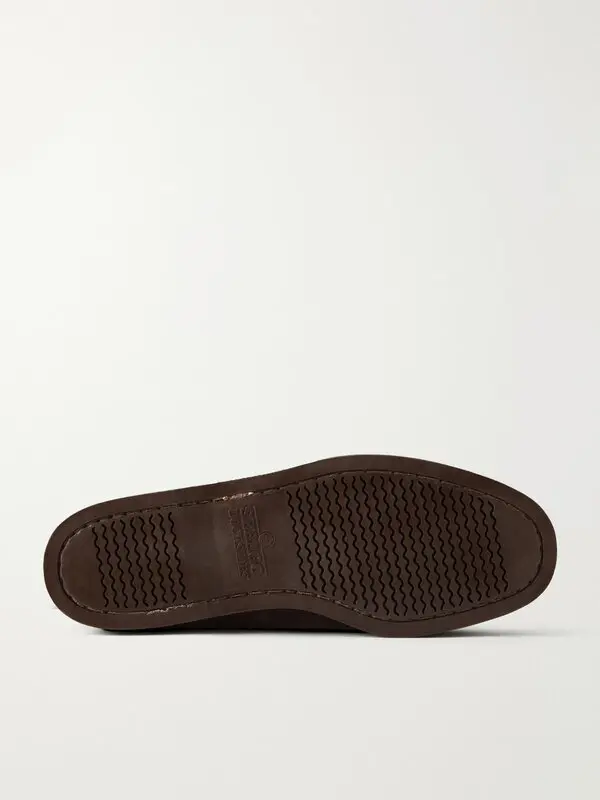SEBAGO Portland Artisan Suede Boat Shoes - Brown