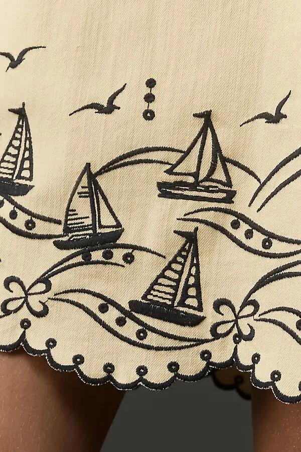 Maeve Sail Away Mini Dress