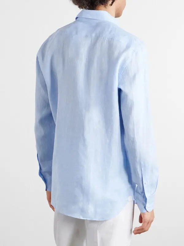 Zegna Linen Shirt - Blue