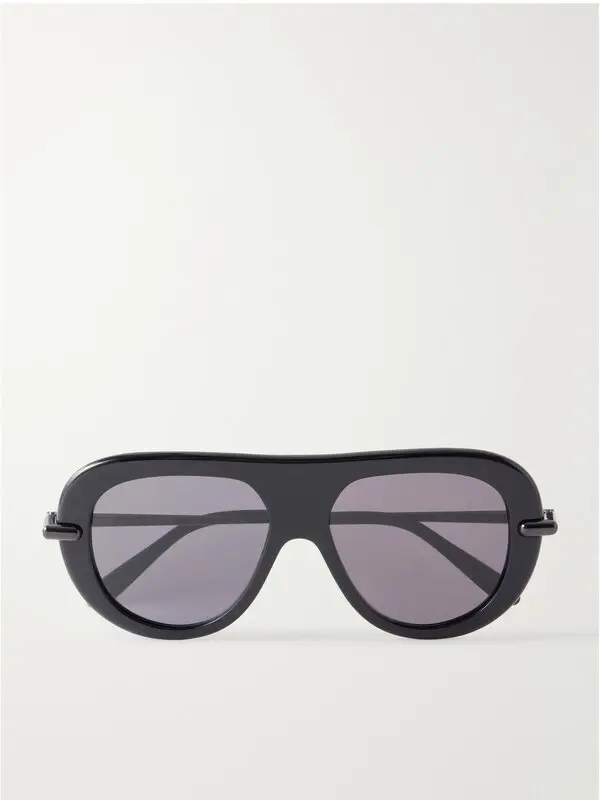 Loewe Slim Aviator-style Sunglasses - Black
