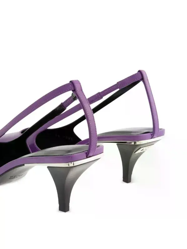 Gucci Slingback Pumps With Metal Accent