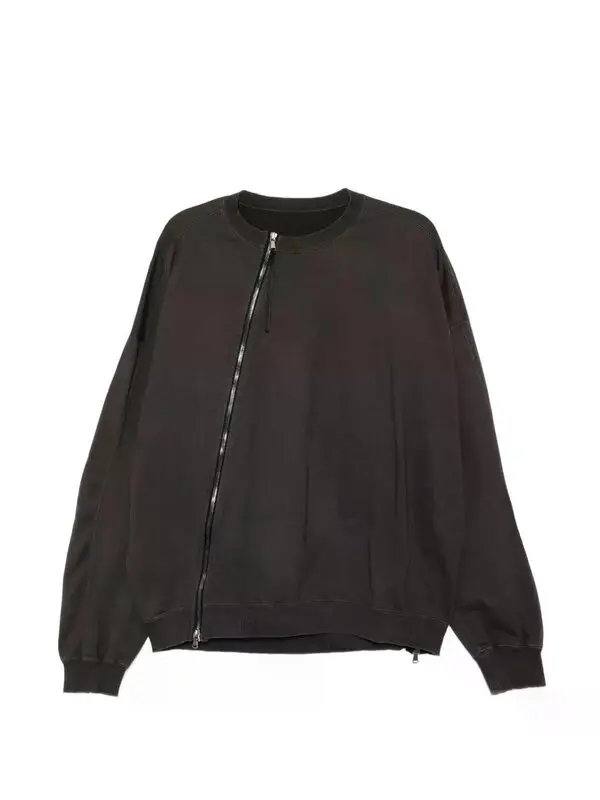 THE VIRIDI-ANNE Sweat Zip-up Cardigan