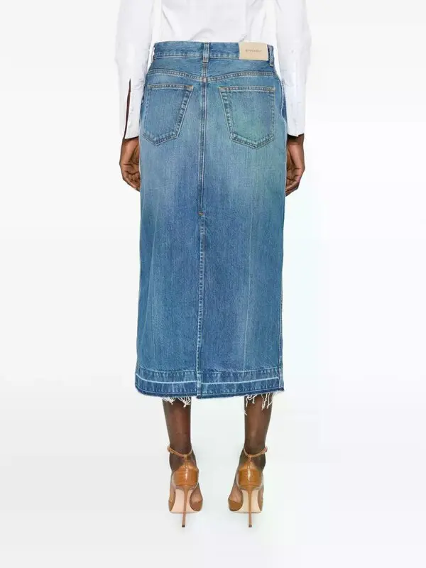 Givenchy Denim Midi Skirt
