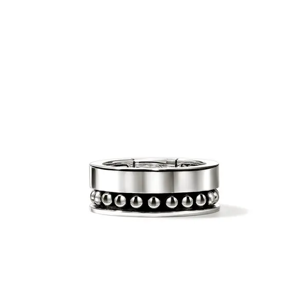 John Hardy Nailhead 9mm Ring - Sterling Silver