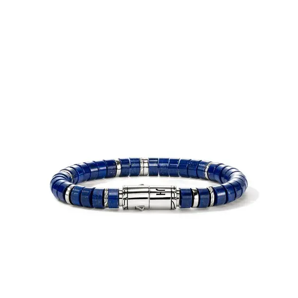 John Hardy Heishi Lapis Lazuli Bracelet - Sterling Silver