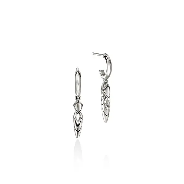 John Hardy Naga Drop Earrings - Sterling Silver