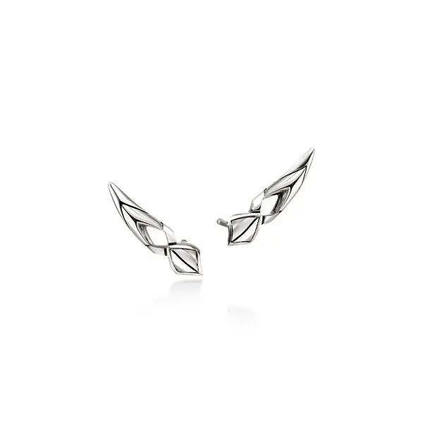 John Hardy Naga Stud Earrings - Sterling Silver