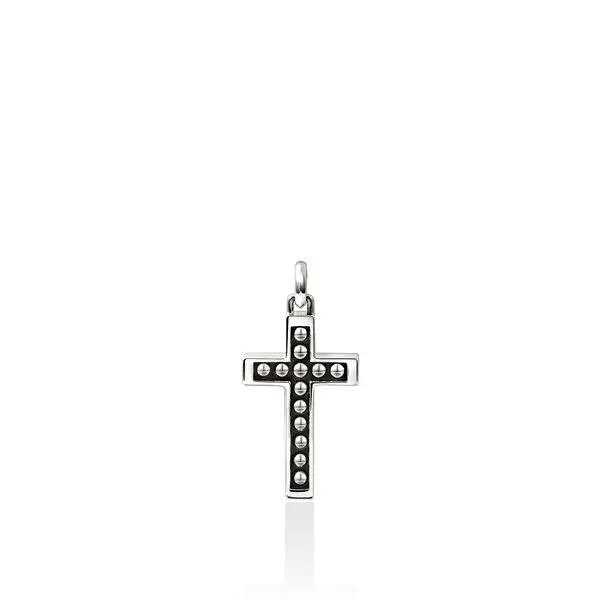 John Hardy Nailhead Cross Pendant - Sterling Silver