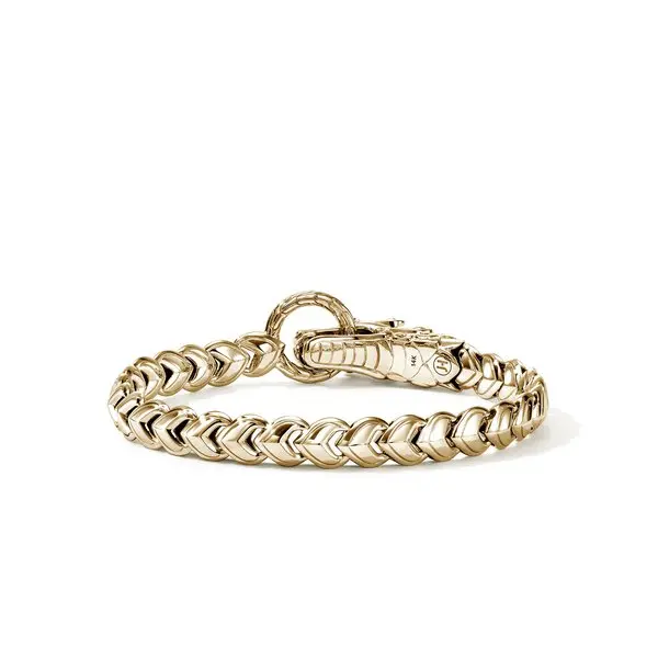 John Hardy Naga Bracelet With Diamonds And Sapphires