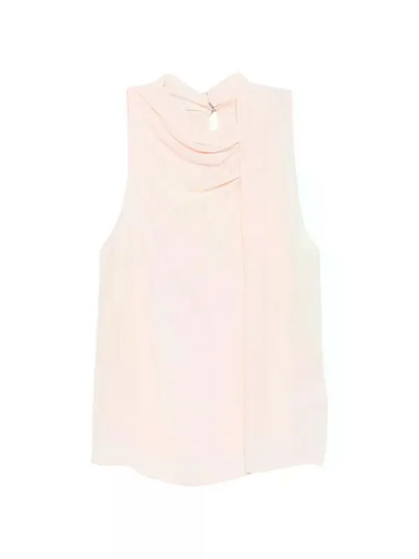Patrizia Pepe Asymmetric Ruched Top