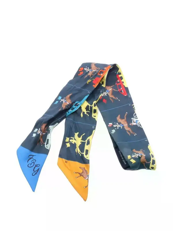 Hermès 2000s Parade Scarf - Blue