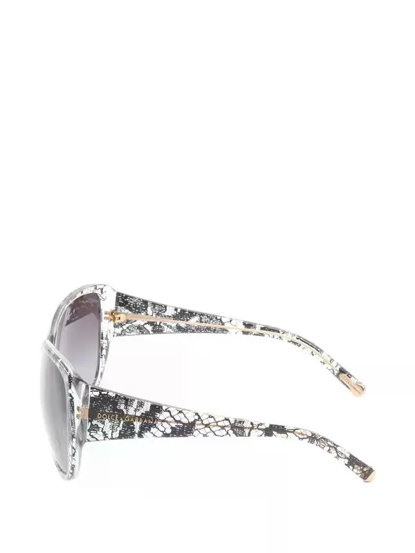 Dolce & Gabbana Lace-print Sunglasses