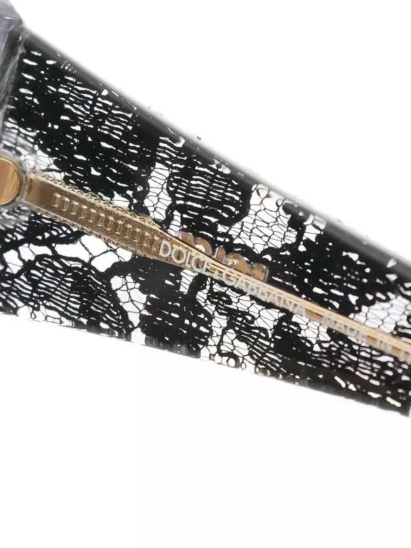 Dolce & Gabbana Lace-print Sunglasses
