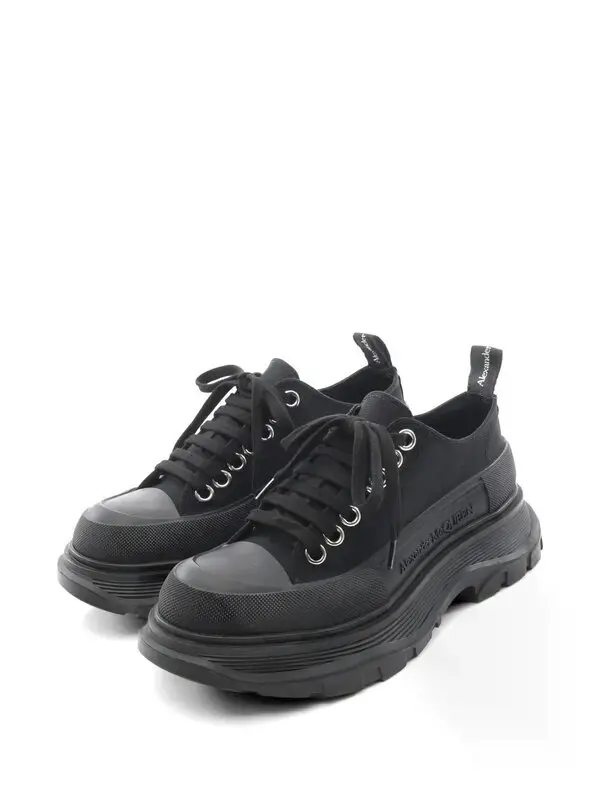 Alexander McQueen 2000s Tread Slick Sneakers - Black