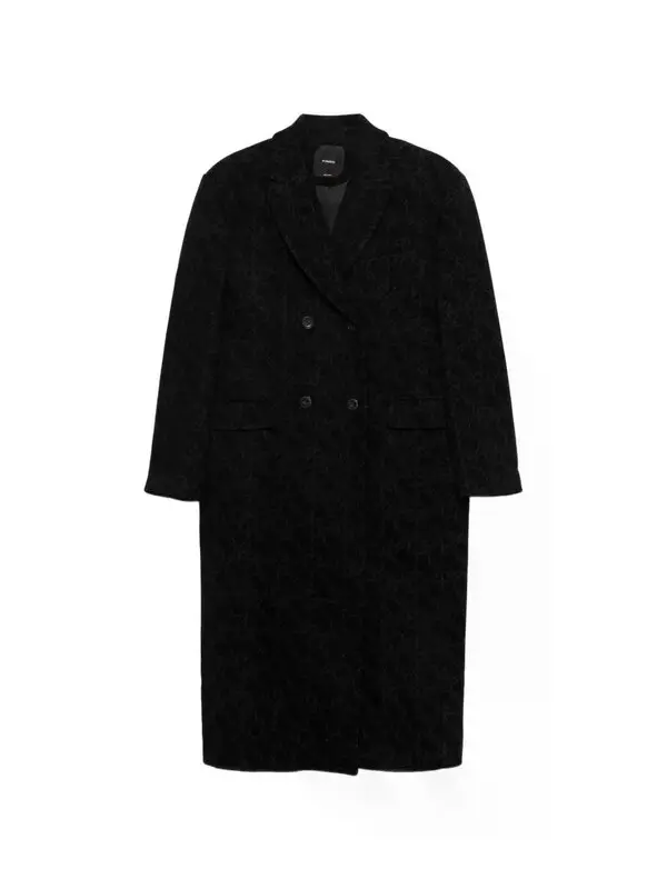 Pinko Patterned Double-breasted Coat