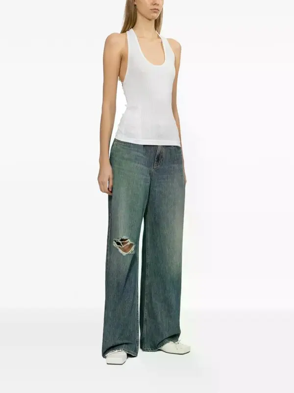 Helmut Lang Halter-neck Tank Top - Blue