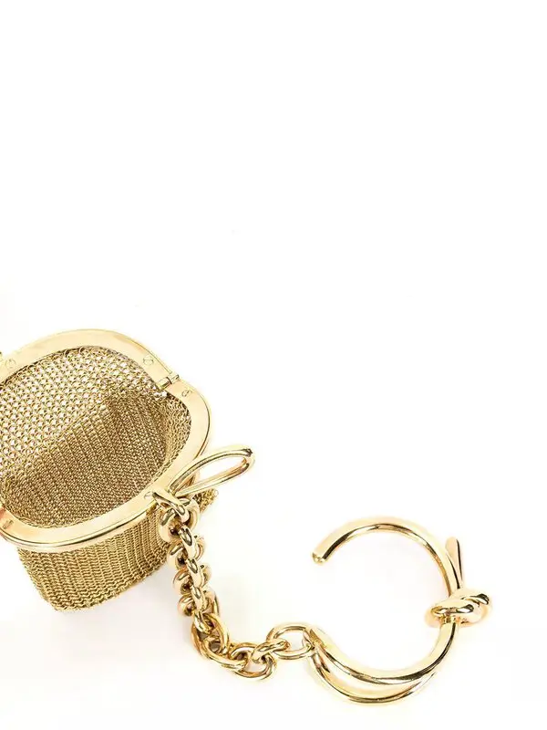Balenciaga Metallic Purse Bracelet