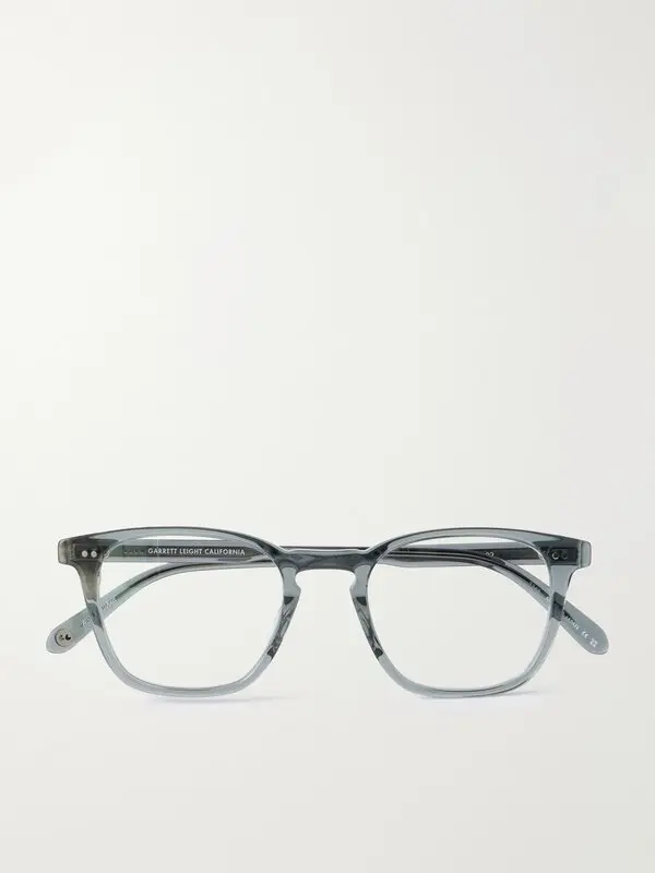 Garrett Leight Albright D-frame Optical Glasses - Blue