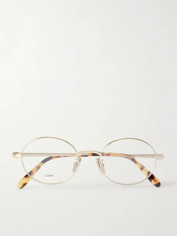 Loewe Round-frame Optical Glasses - Gold