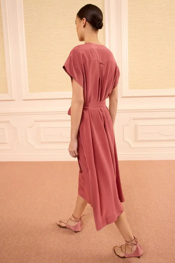 Ulla Johnson Sabi Silk Midi Dress