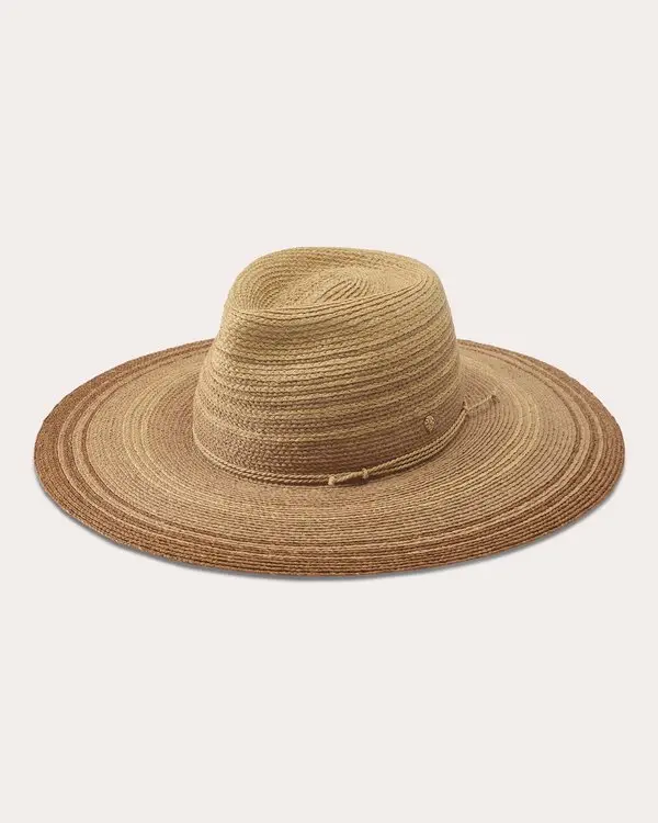Helen Kaminski Iluka Ombré Raffia Fedora - Neutral