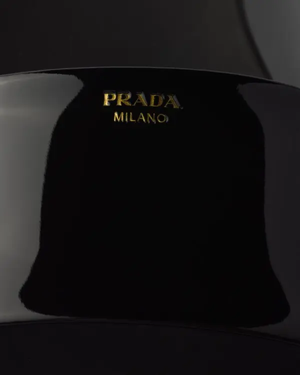 Prada Patent Leather Slides