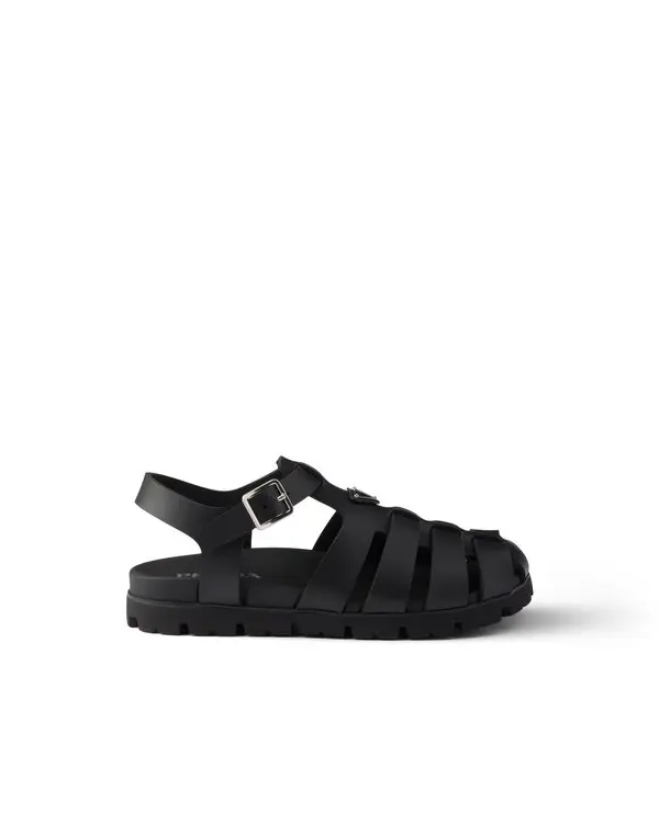 Prada Rubber Fisherman Sandals