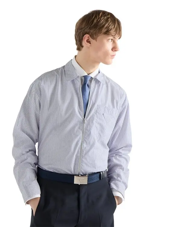 Prada Cotton Zipper Shirt