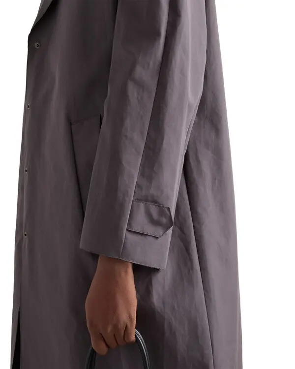 Prada Single-breasted Poplin Coat