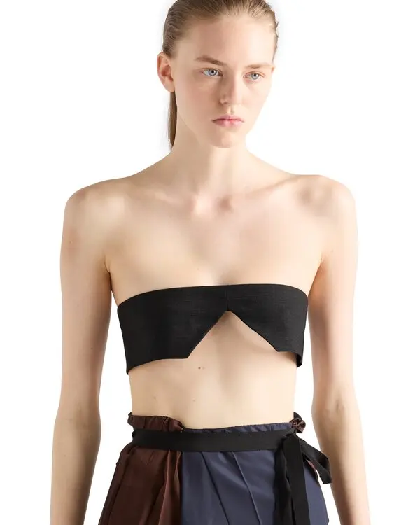 Prada Wool Top - Anthracite Gray