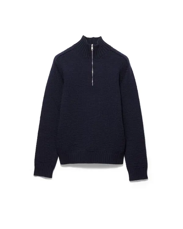 Prada Wool Turtleneck - Navy