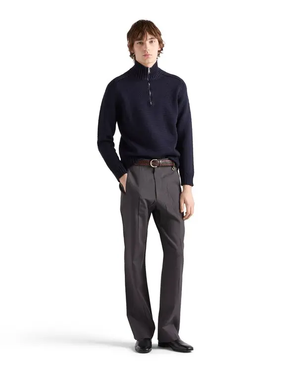 Prada Wool Turtleneck - Navy