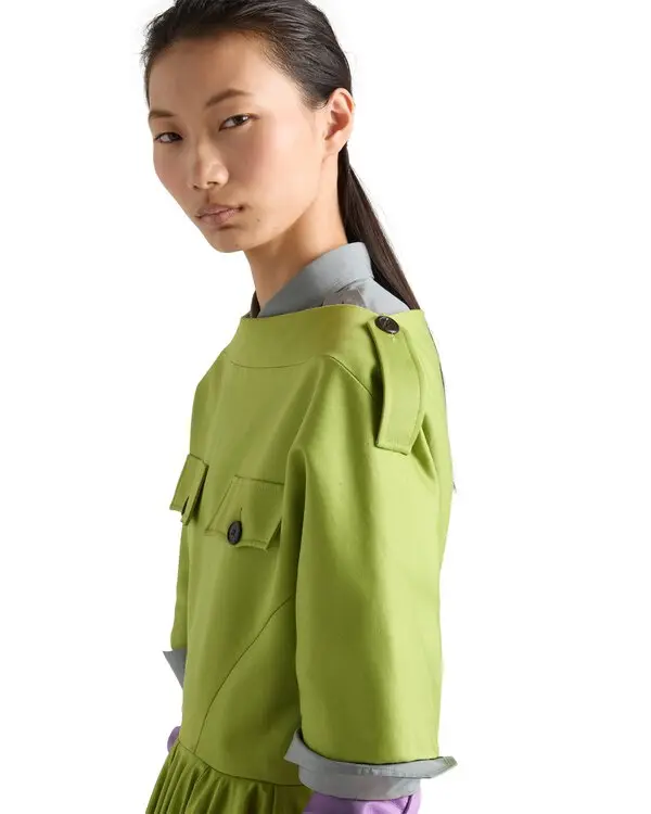Prada Cotton Poplin Shirt - Pyrite