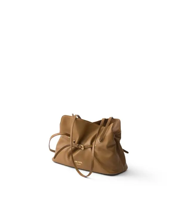 Prada Small Nappa Leather Bag - Caramel