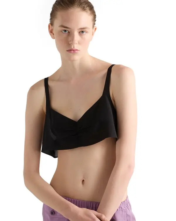 Prada Crepe De Chine Top