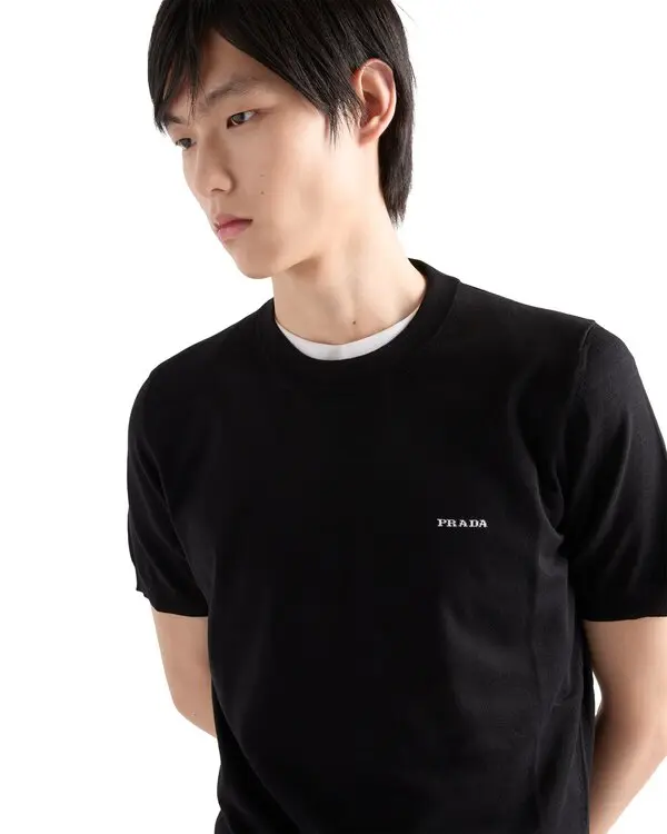 Prada Cotton Crew-neck Sweater
