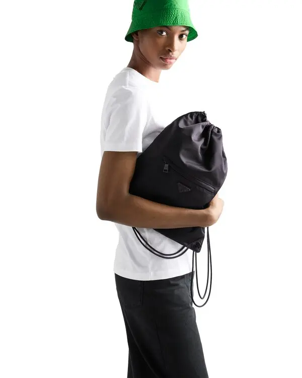 Prada Re-nylon Backpack - Black