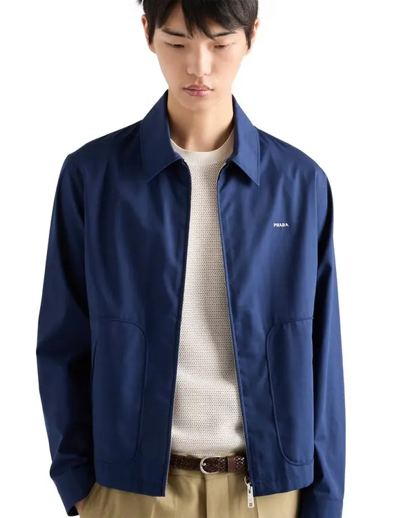 Prada Silk And Cotton Crew-neck Sweater