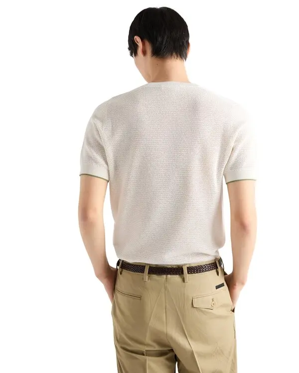 Prada Silk And Cotton Crew-neck Sweater