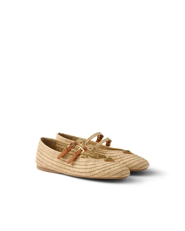 Prada Crochet Ballerinas
