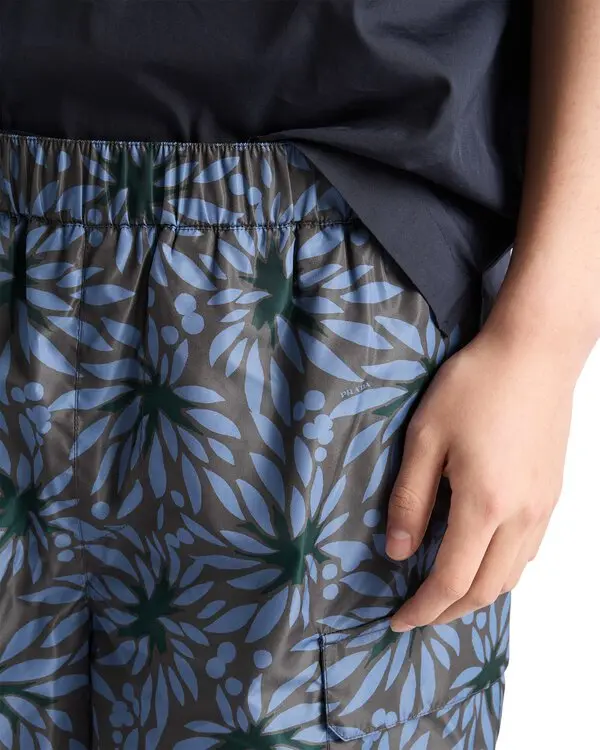 Prada Printed Re-nylon Swim Trunks