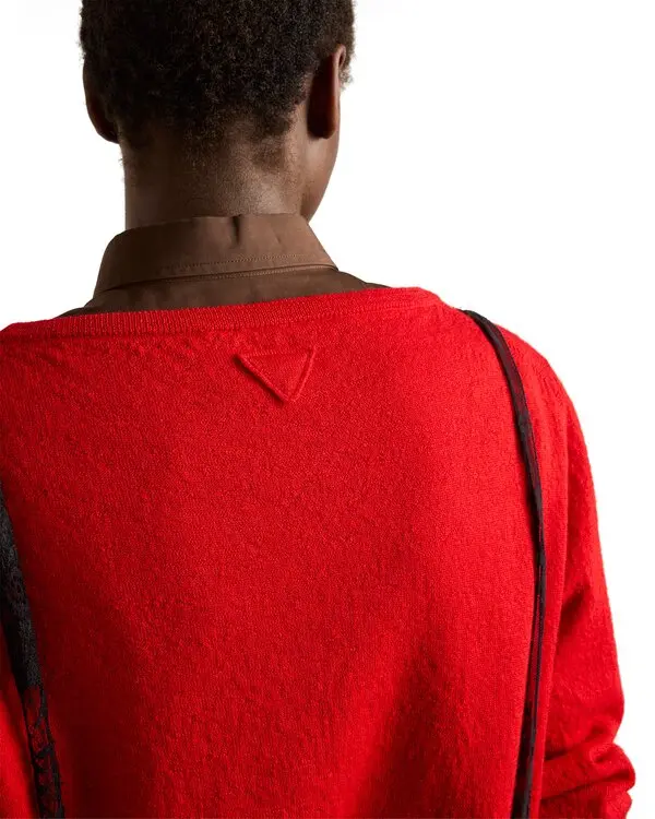 Prada Cashmere V-neck Sweater