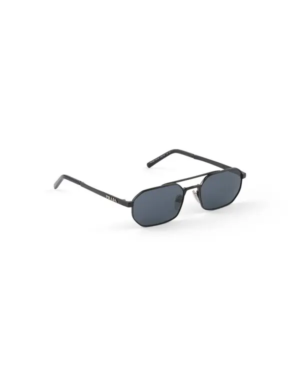 Prada Sunglasses With Logo - Graphite Lenses
